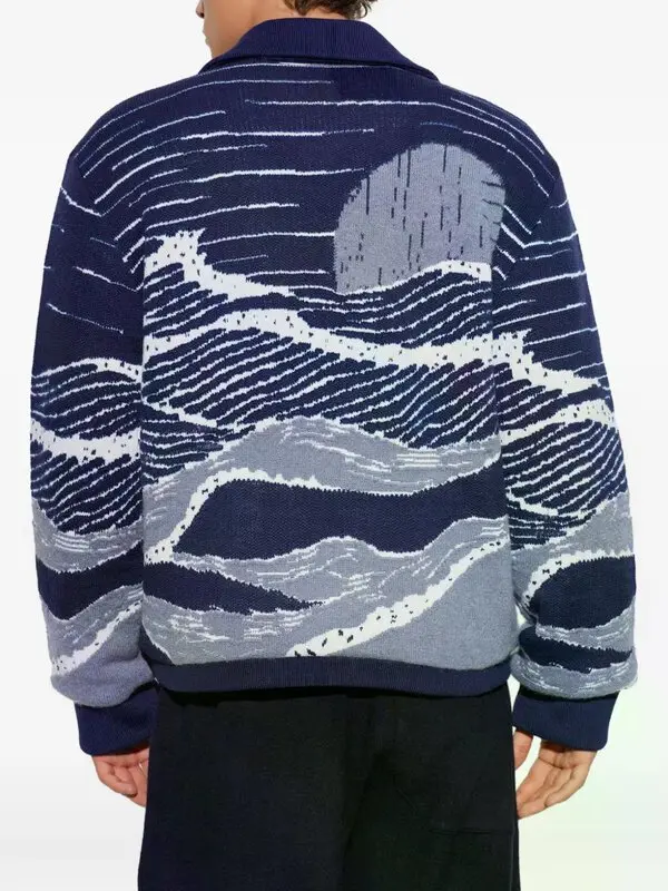LANEUS Zip-up Cardigan