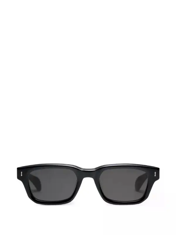 PETER AND MAY Eclaireur Rectangle-frame Sunglasses - Black