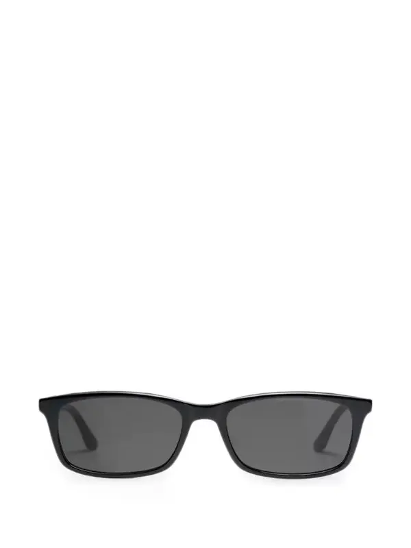 PETER AND MAY Emilia Rectangle-frame Sunglasses - Black