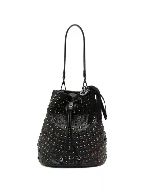 LA CARRIE Andromeda Stud-embellished Bucket Bag