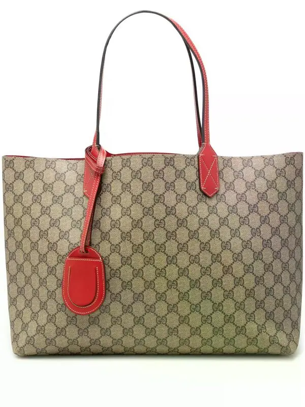 Gucci 2000-2015 Gg Supreme Reversible Tote Bag