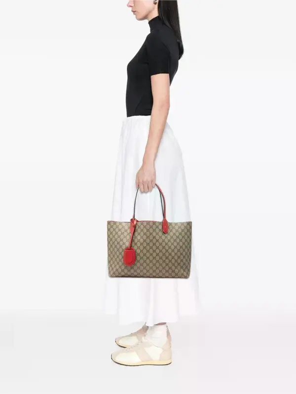 Gucci 2000-2015 Gg Supreme Reversible Tote Bag