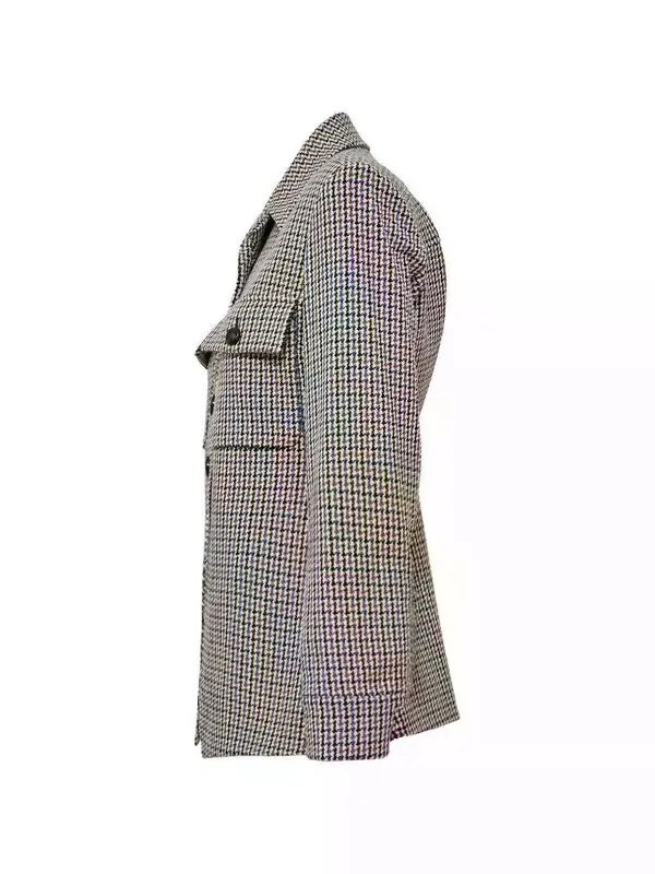 Veronica Beard Molyneux Tailored Houndstooth-pattern Jacket