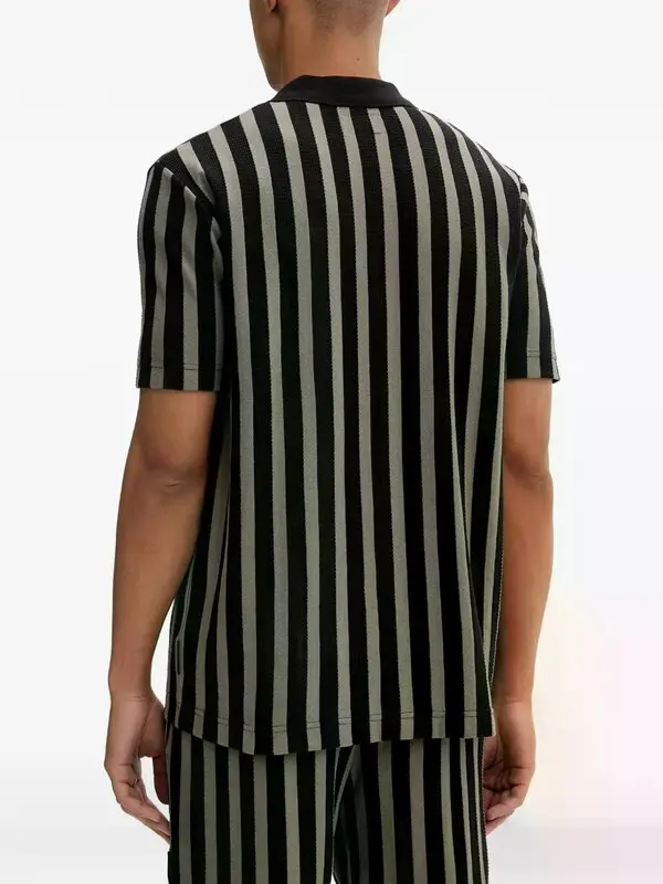 Marc O'polo Vertical-stripe Short-sleeve Shirt