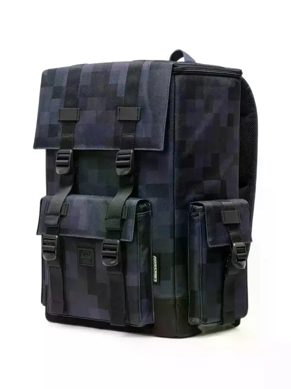 Herschel Supply Co. X Minecraft Little America™ Cube Pixel-print Buckle-fastening Backpack