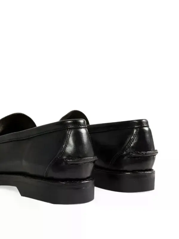 Visvim Fabro-folk Leather Loafers