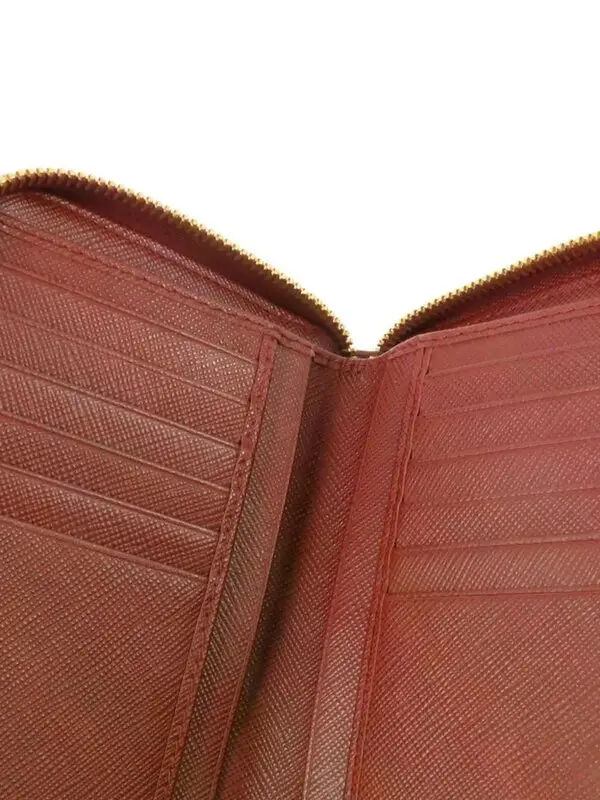 Prada Saffiano Leather Zip-around Wallet