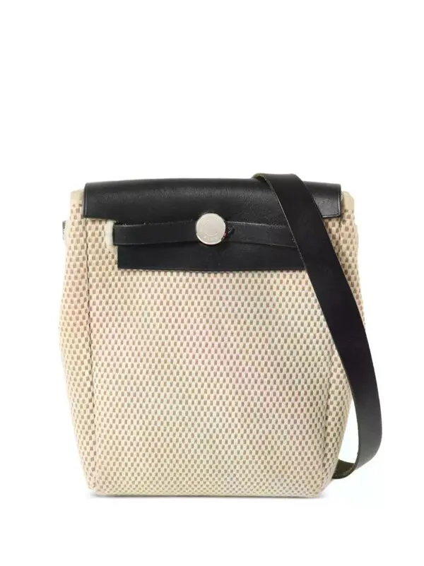 Hermès 1990 Mini Herbag Cross Body Bag - Neutrals