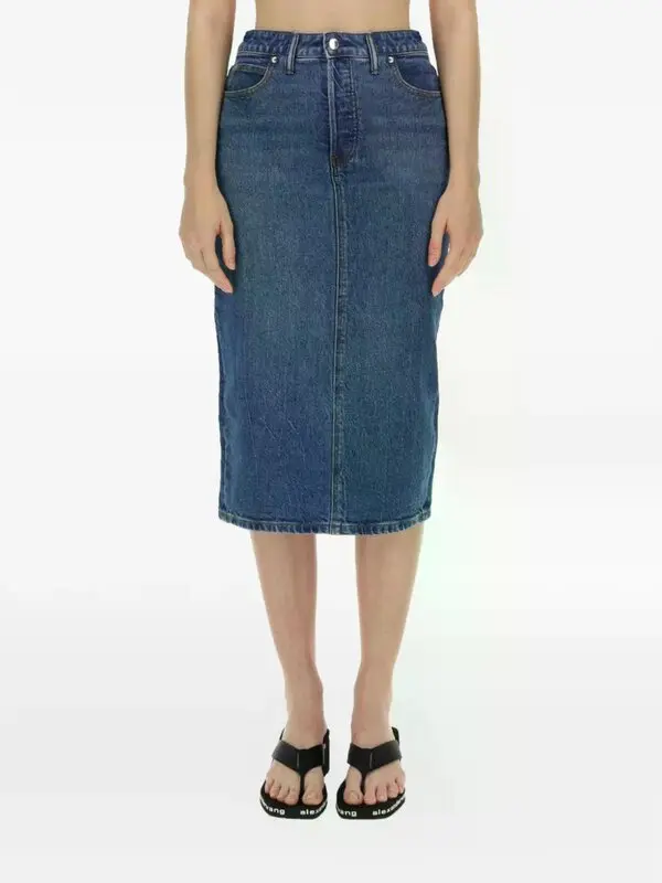 Alexander Wang Pencil Denim Skirt