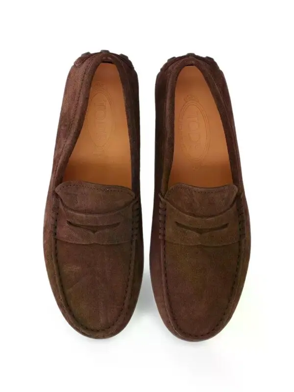 TOD'S Gommino Bubble Loafers In Suede