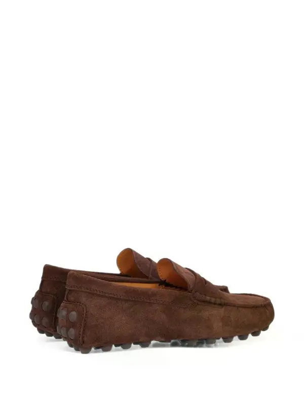 TOD'S Gommino Bubble Loafers In Suede