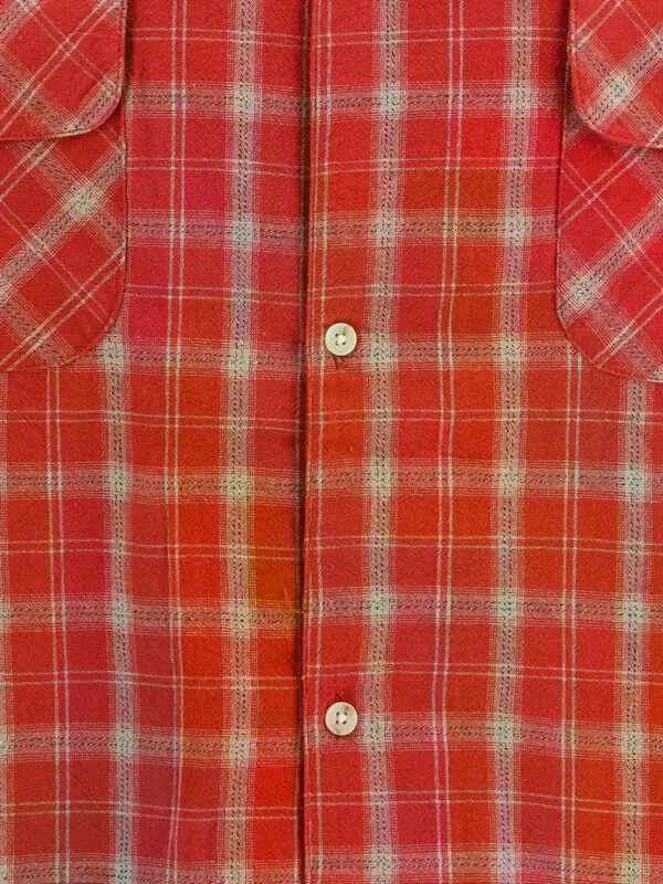 FOUND Fringe Plaid Shirt