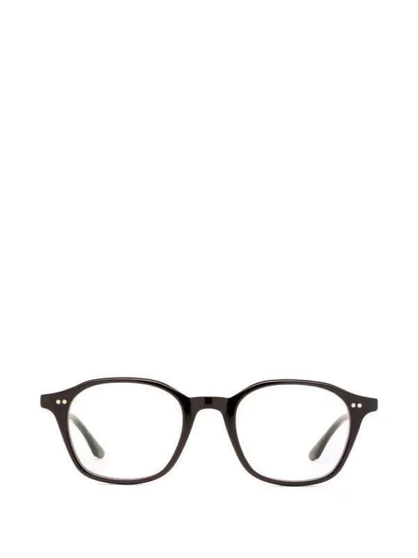PETER AND MAY Skylet Round-frame Glasses - Black