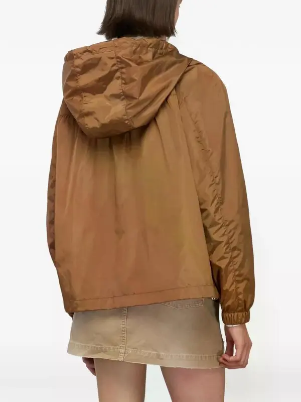 SEMICOUTURE Hooded Zip-up Single-breasted Coat