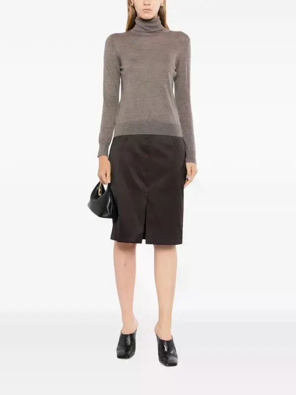 N.peal Margot Roll-neck Top