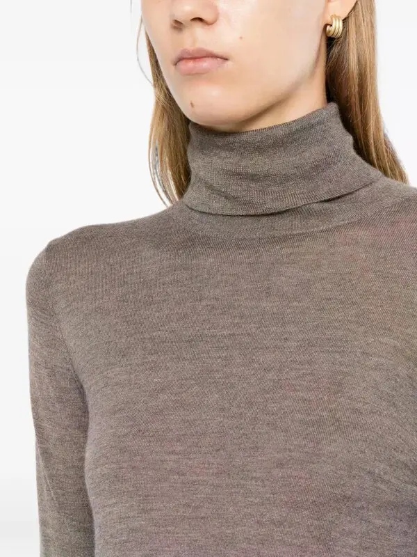 N.peal Margot Roll-neck Top