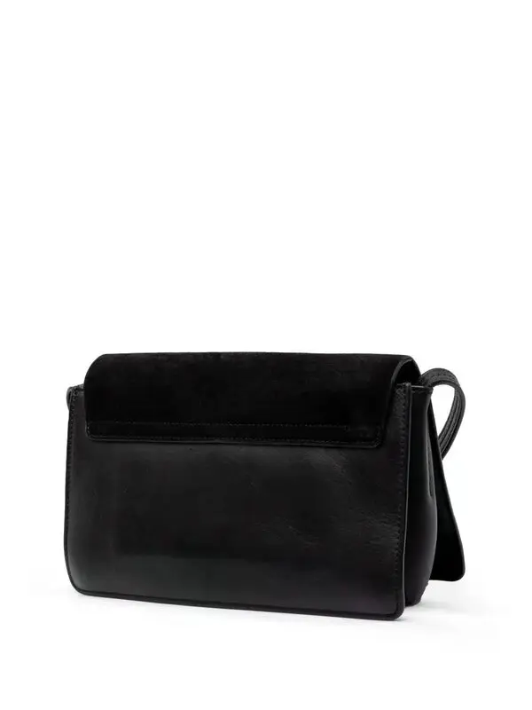 Chloé 2016 Small Suede And Calfskin Faye Crossbody Bag - Black