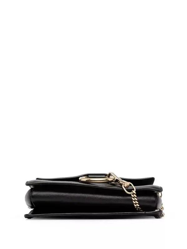 Chloé 2016 Small Suede And Calfskin Faye Crossbody Bag - Black