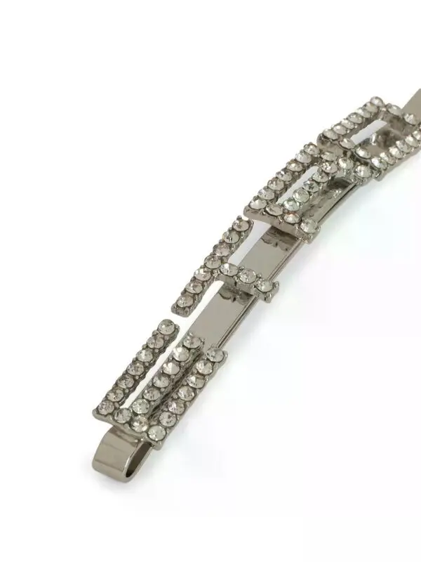 Etro Rhinestone-embellished Logo Hair Clip