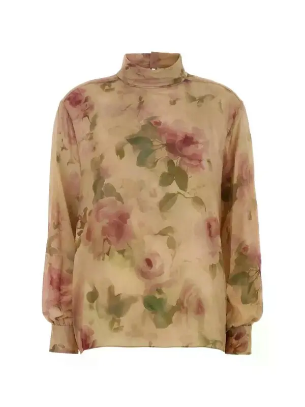 Magda Butrym Floral-print Silk-blend Blouse
