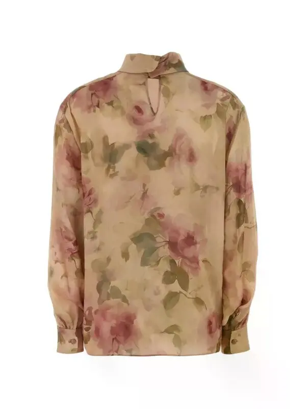 Magda Butrym Floral-print Silk-blend Blouse