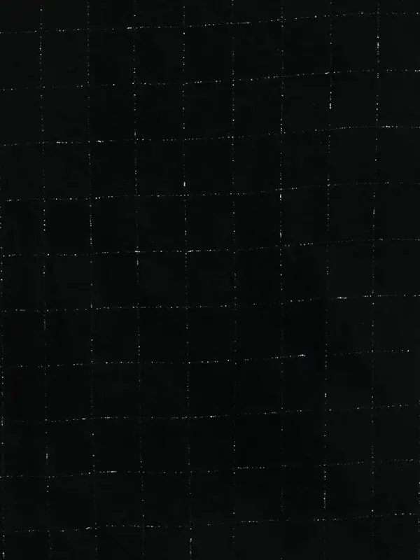 Fabiana Filippi Check-pattern Lurex Scarf