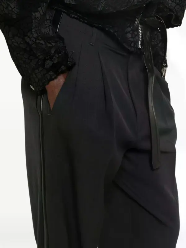 DARKPARK Marta Pleated Stirrup Trousers