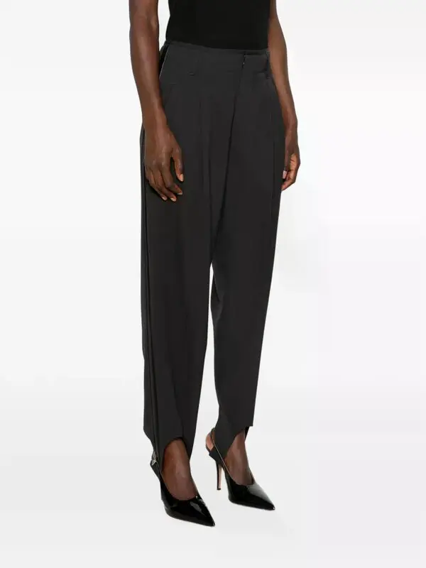 DARKPARK Marta Pleated Stirrup Trousers