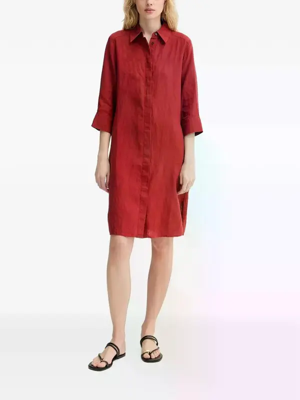 Marc O'polo Button-down Linen Shirt Mini Dress
