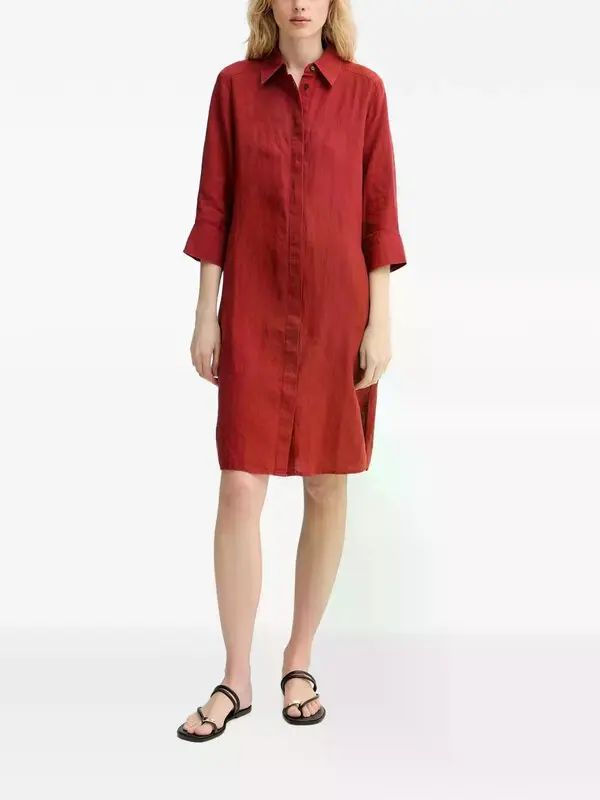 Marc O'polo Button-down Linen Shirt Mini Dress