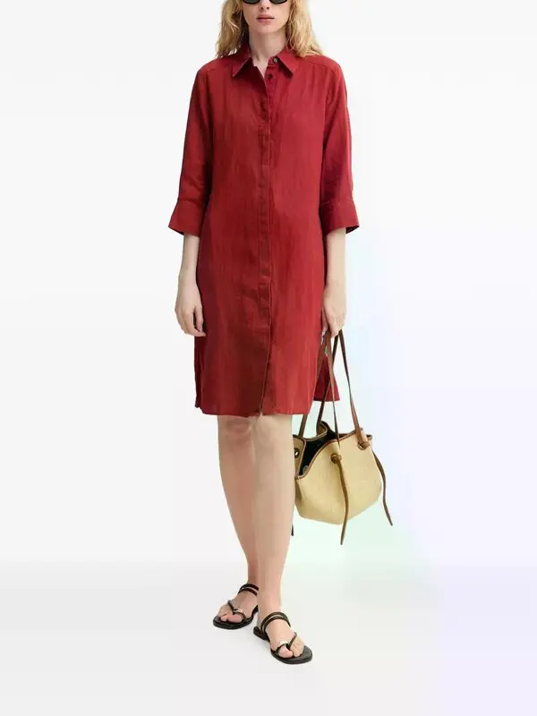 Marc O'polo Button-down Linen Shirt Mini Dress