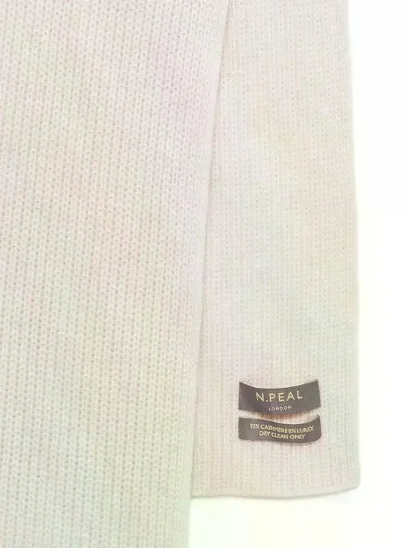 N.peal Ribbed Cashmere Scarf