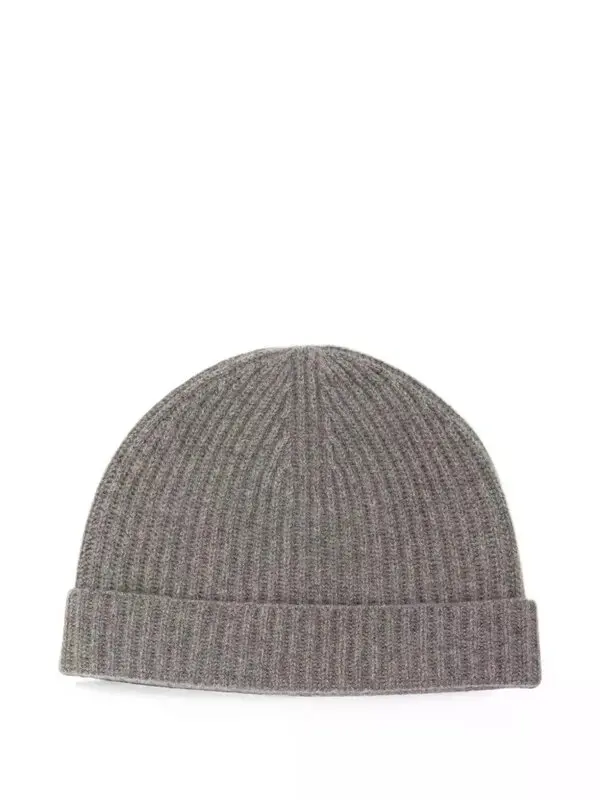 N.peal Ribbed-knit Beanie Hat