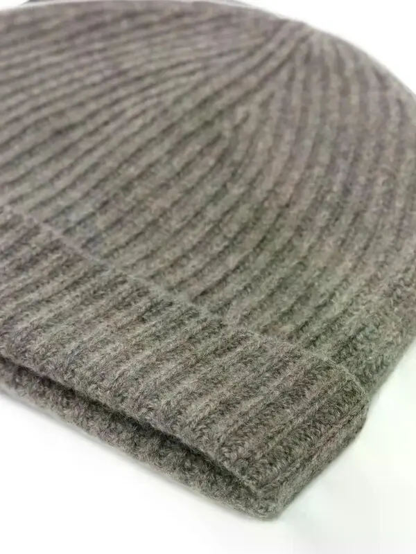 N.peal Ribbed-knit Beanie Hat