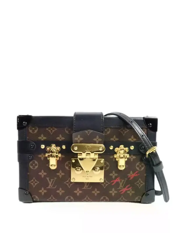 LOUIS VUITTON Petite Malle Monogram Shoulder Bag