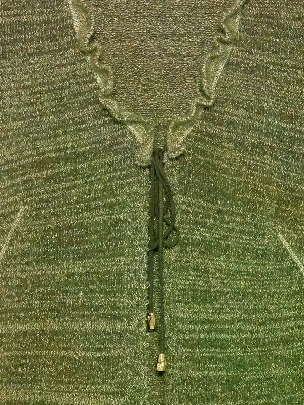 Roberto Cavalli 2000s Ruffle-trim Sweater
