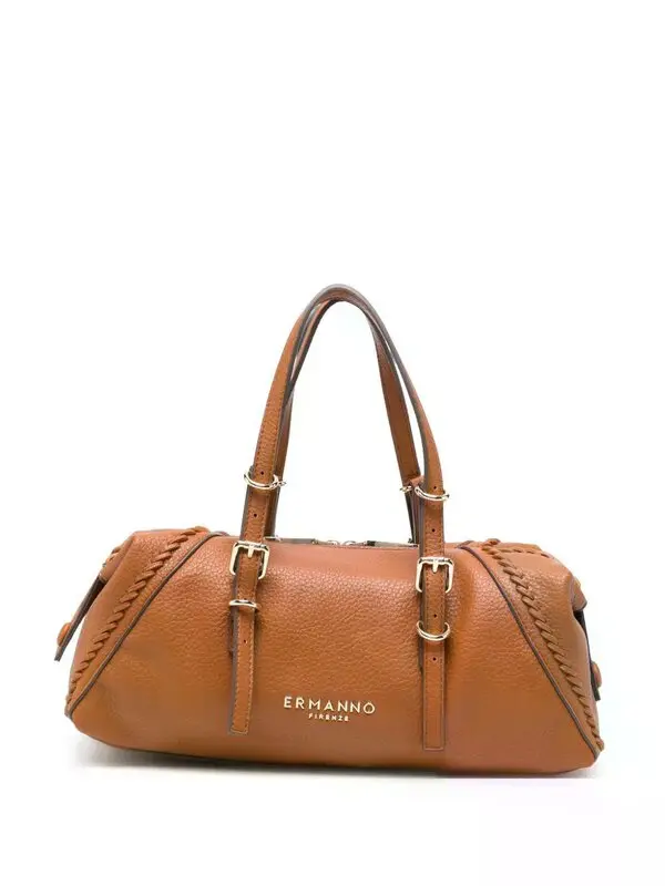 ERMANNO FIRENZE Small Grained-leather Tote Bag