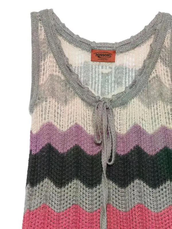 Missoni 2000s Zigzag Knit Top
