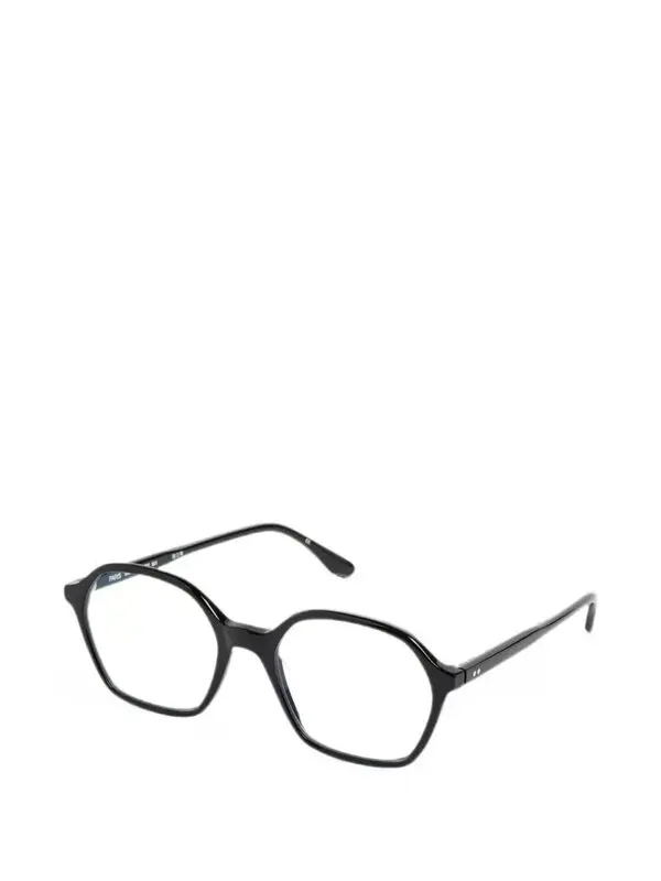 PETER AND MAY Candy Round-frame Glasses - Black