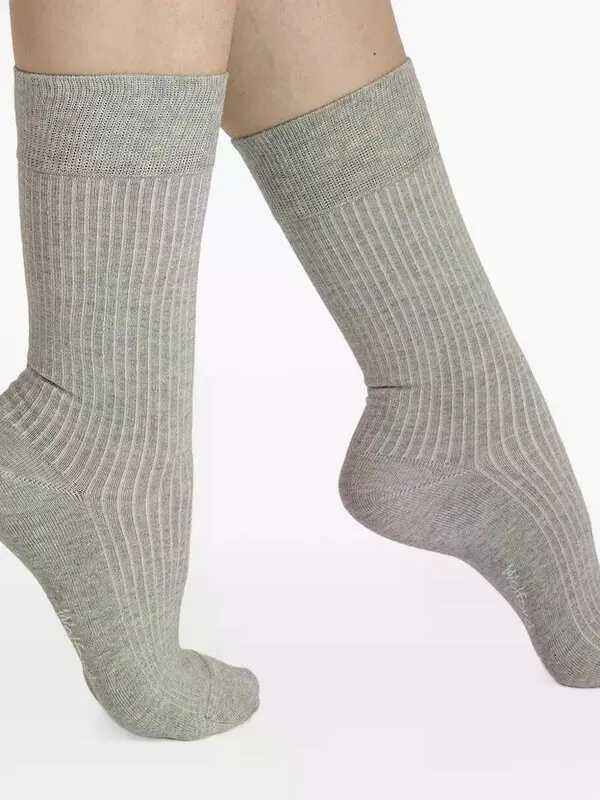 Wolford Ribbed Stretch-cotton Socks