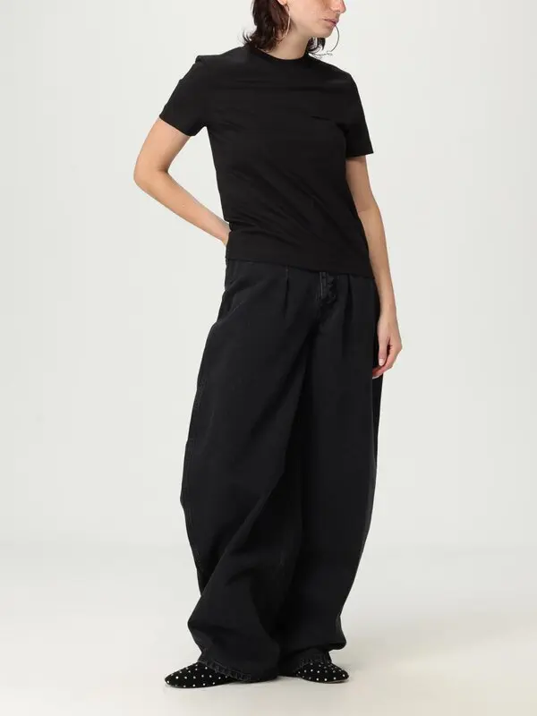 Jacquemus Short-sleeve Stretch-cotton Crewneck T-shirt With Straight Hem
