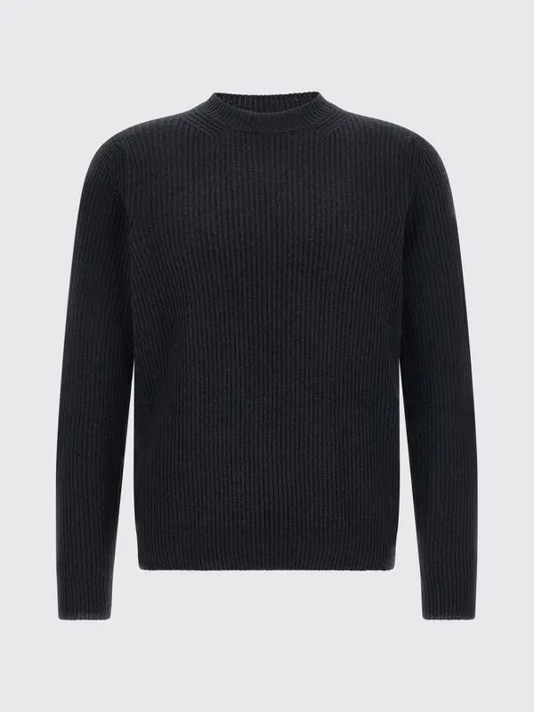 ZANONE Ribbed Virgin Wool Crewneck Sweater