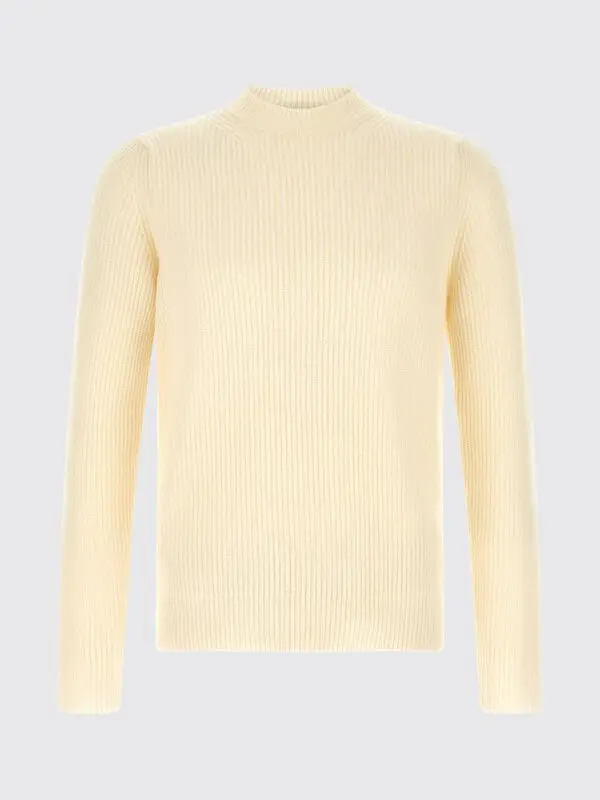 ZANONE Ribbed Virgin Wool Crewneck Sweater - White