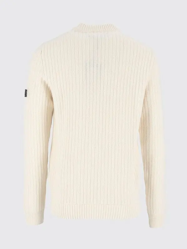 Barbour Ribbed Wool And Cotton-blend Crewneck Sweater