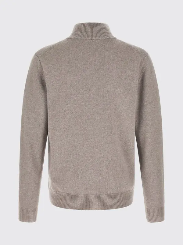 Brioni High-neck Pure Cashmere Cardigan With Button Closure