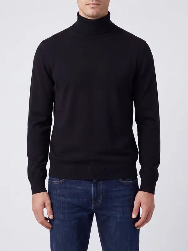 BALLANTYNE Virgin Wool Long-sleeved Turtleneck Sweater