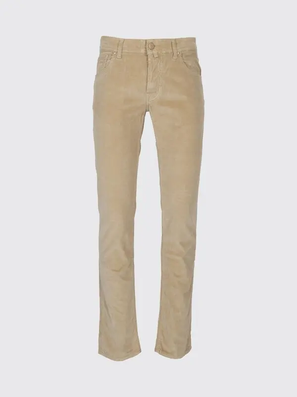 Jacob Cohen Slim Fit Cotton Blend Corduroy Pants - Brown