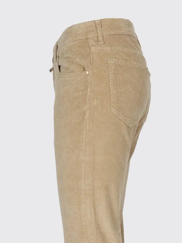 Jacob Cohen Slim Fit Cotton Blend Corduroy Pants - Brown