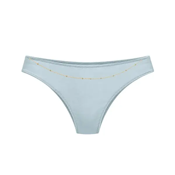 IVY SWIMWEAR Solène In Light Bikini Bottom - Blue