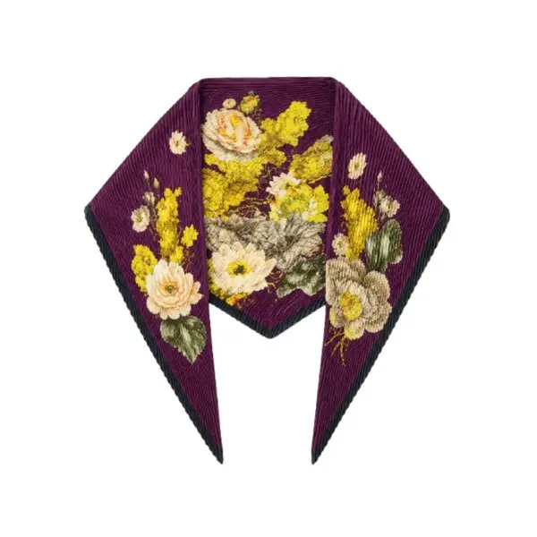 Saachi Floral Pleated Bandana